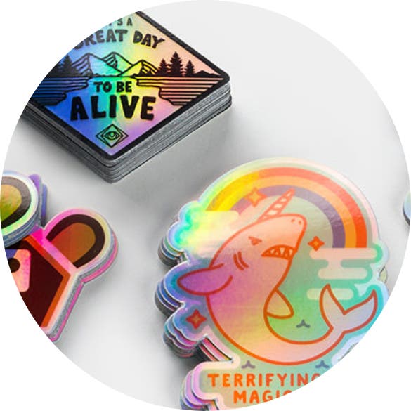 Design and print your very own custom stickers — for free