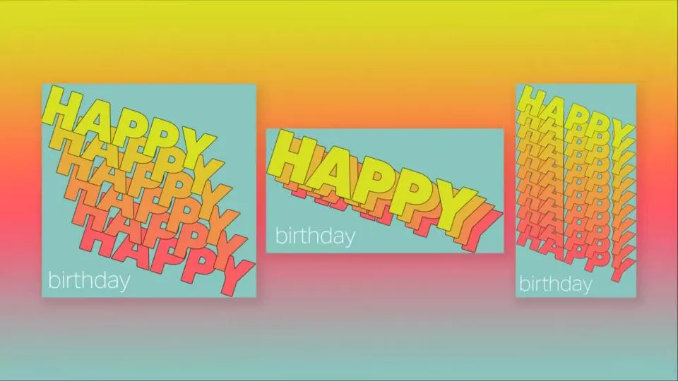 Happy Birthday Illustrator templates and short how-to videos| Free ...