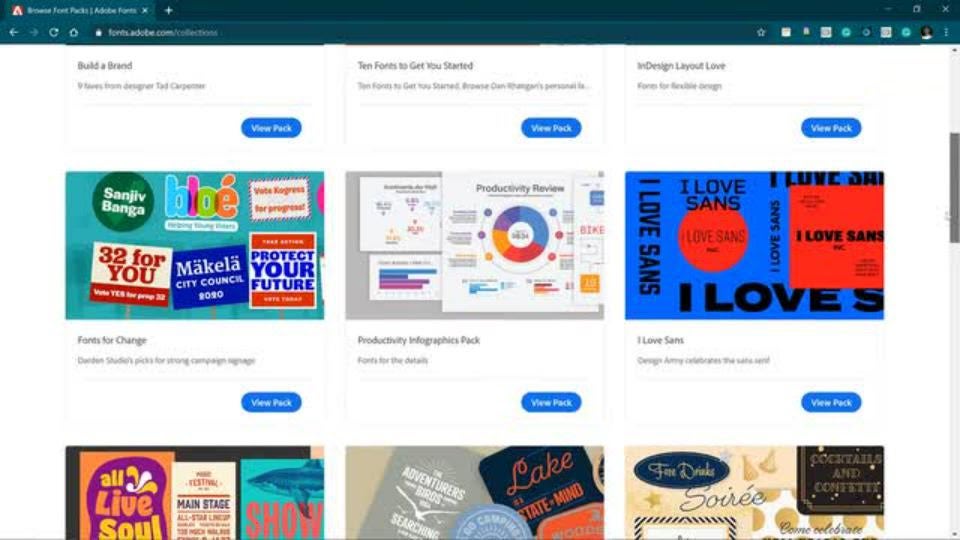 Font families, stock collections, and color tools | Free, fully ...