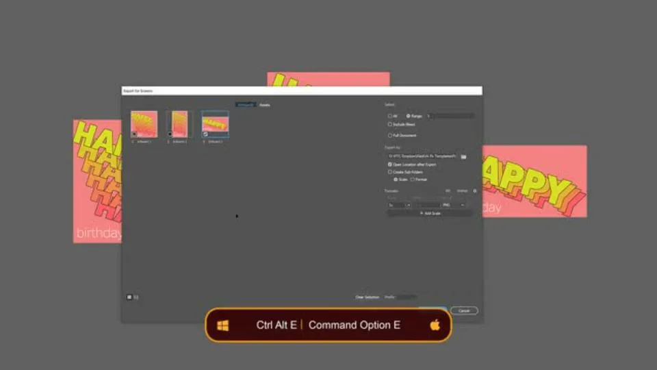 Illustrator template: Custom greeting card | Free, fully editable ...