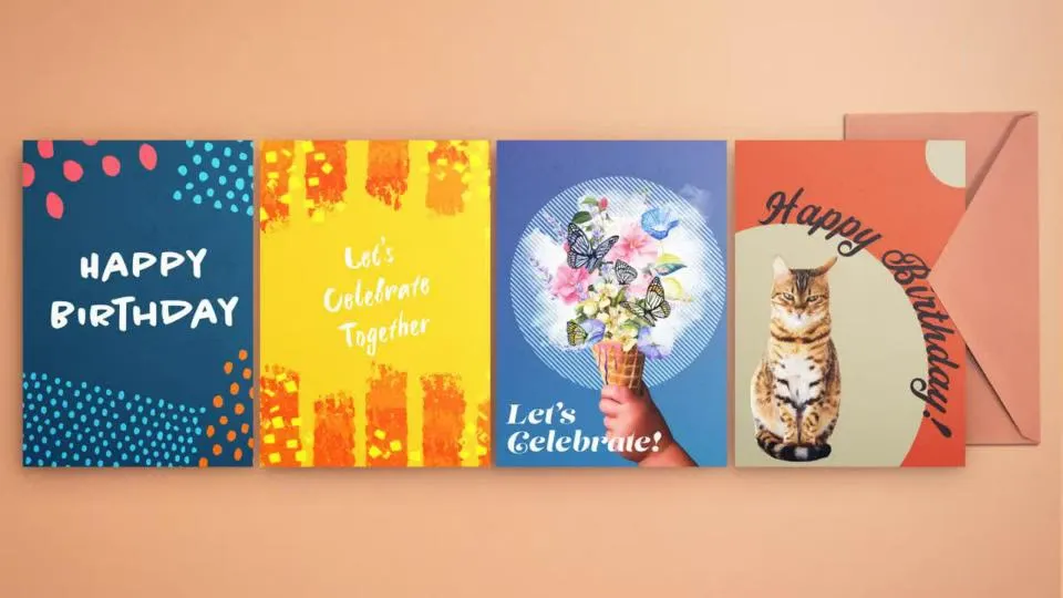 Photoshop template: Birthday card | Free, fully editable Photoshop ...