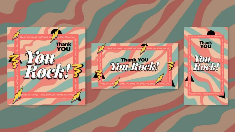 Photoshop template: Thank you social media graphic | Free, fully ...