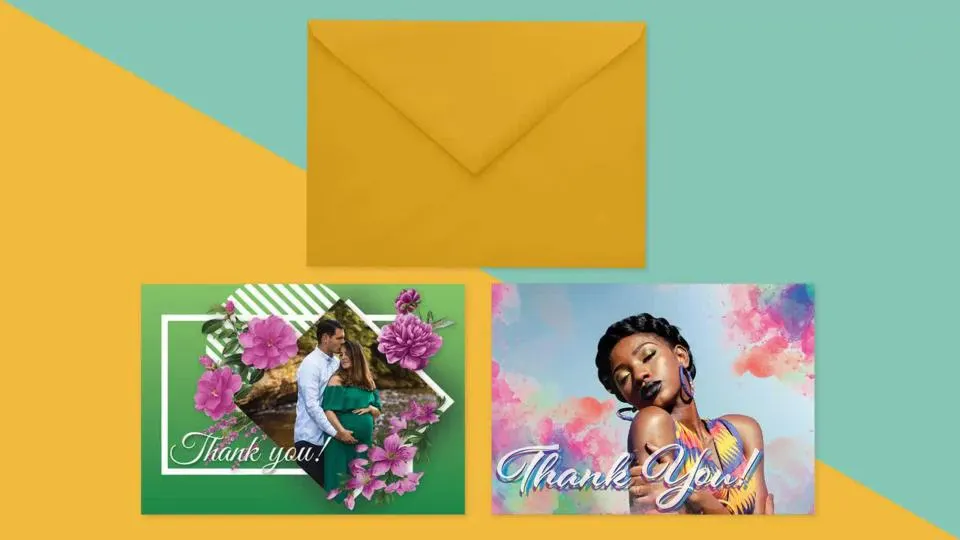 Thank You Photoshop templates and short how-to videos| Free, fully ...