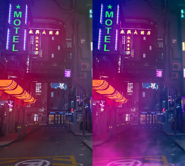 Combine two images for a stunning result.